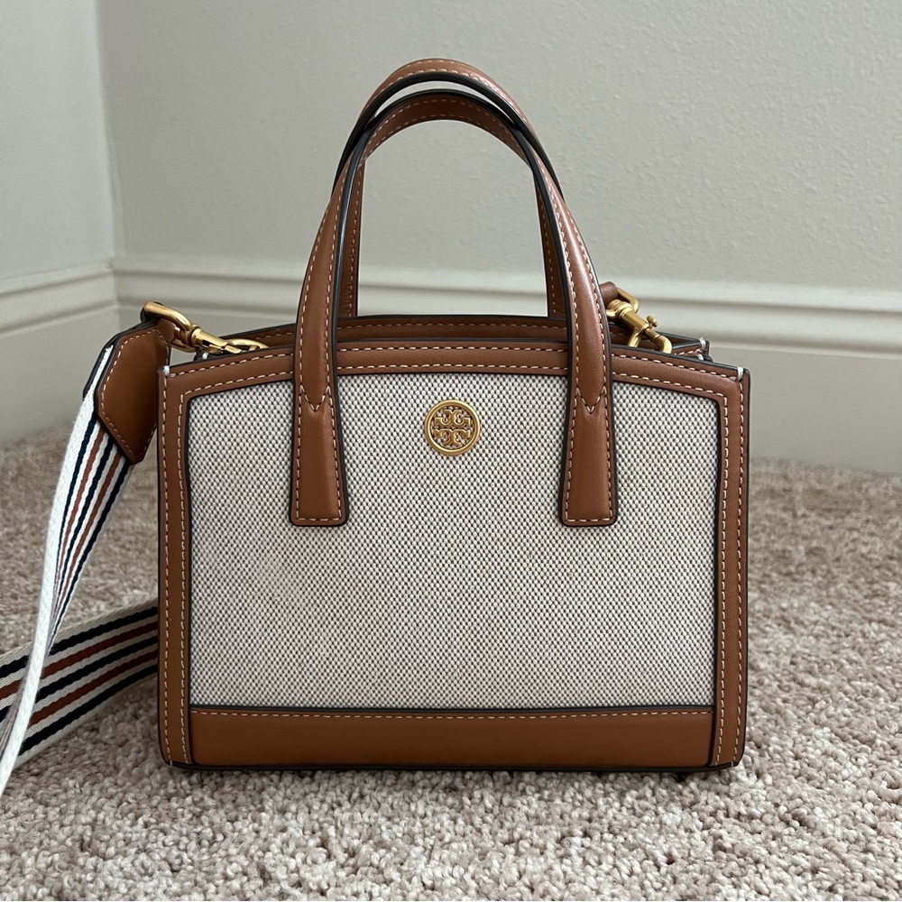 Tory Burch Walker Canvas Micro Satchel - Gem